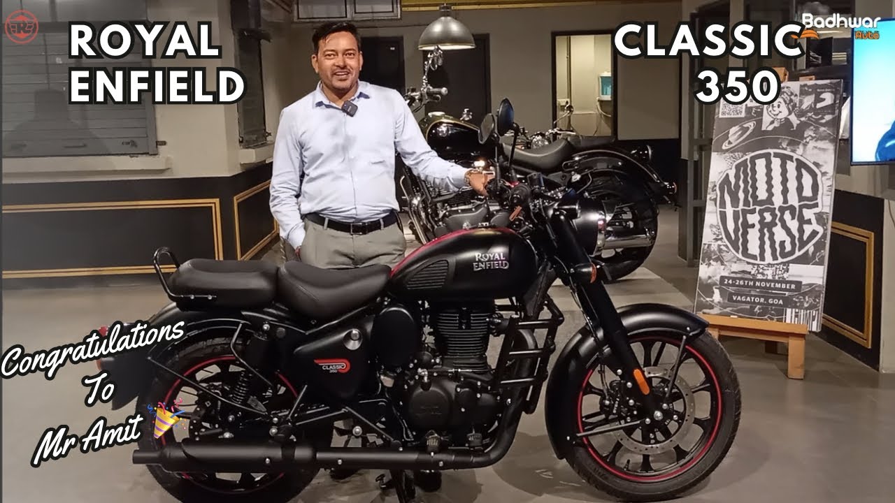 Congrats🎉 Amit Sir For Your New Classic 350 || Welcome To The Royal ...