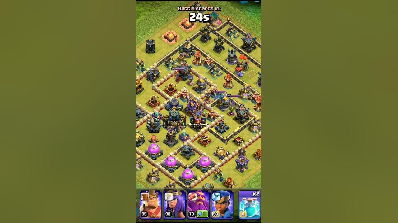 The BEST Super Acher Blimp #clashofclans #coc #thesoncoc #supercell #townhall17 #short #shorts # ...