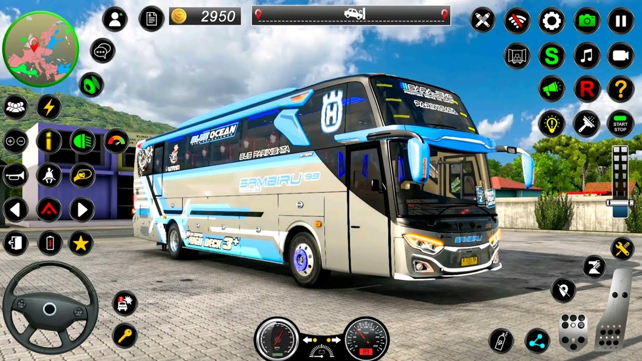 Bus Simulator Coach Indonesia || Uk Bus Simulator 2023 - Bus Game - YouTube