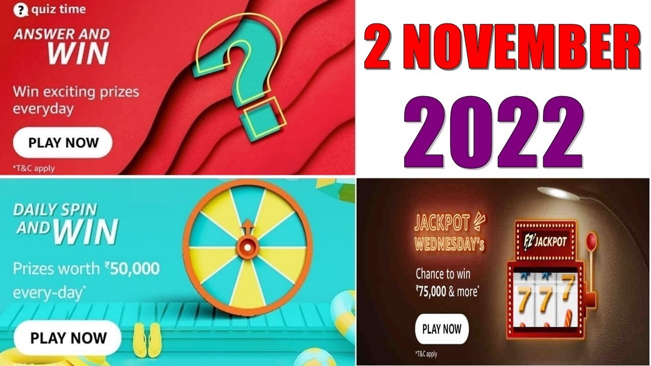 Amazon Quiz Answers Today | Amazon Quiz Today | 2 November 2022 - YouTube