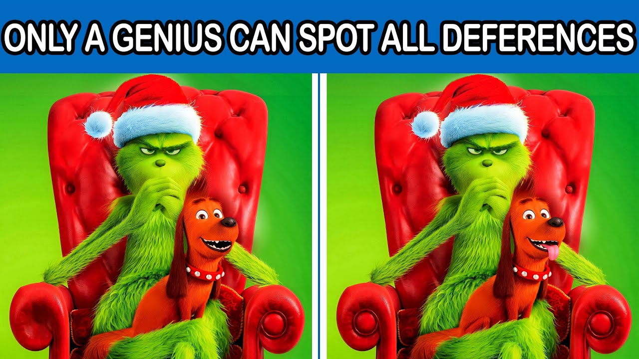Spot the differences The Grinch 2018 - YouTube