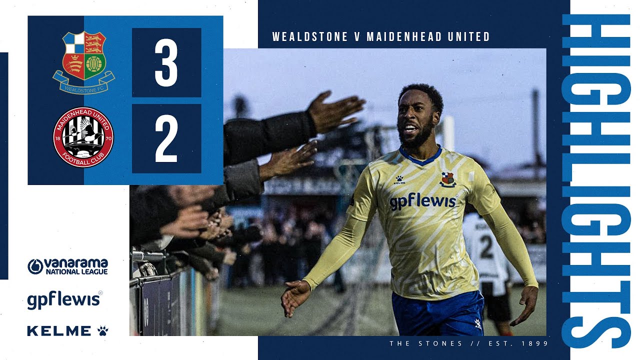 Wealdstone 3-2 Maidenhead United | Highlights | National Leage | 26th ...