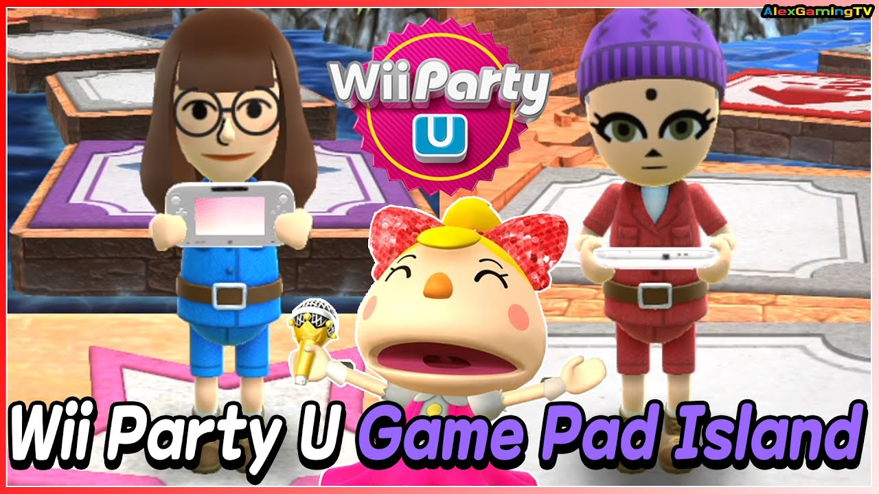 Wii パーティー U (Wii Party U - Game Pad Island)🎵 ( Jp Sub ) 2 Player Anna ...