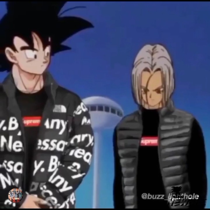 and that's how drip Goku was born | dragon ball edit | #goku #bulma # ...