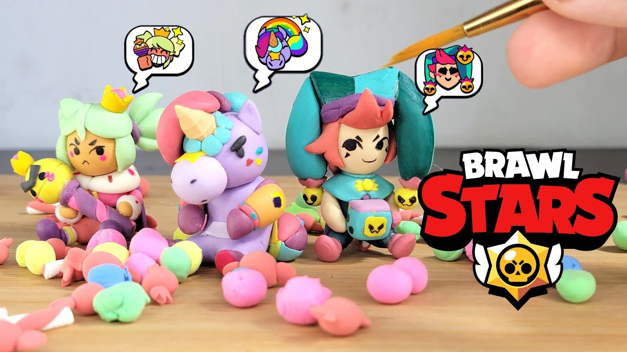 MAKING BABY BERRY clay art - brawl stars candyland Recopilation - YouTube