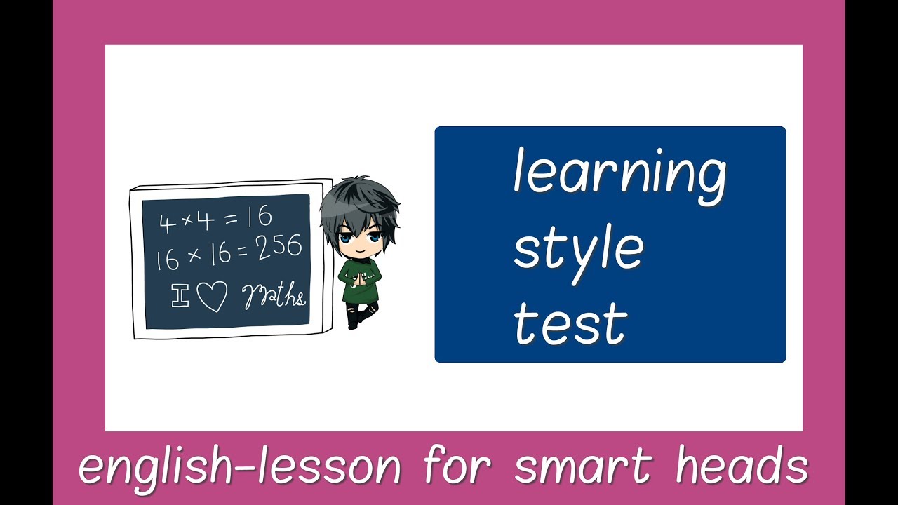 Learning Style Test - discover your style of learning - YouTube