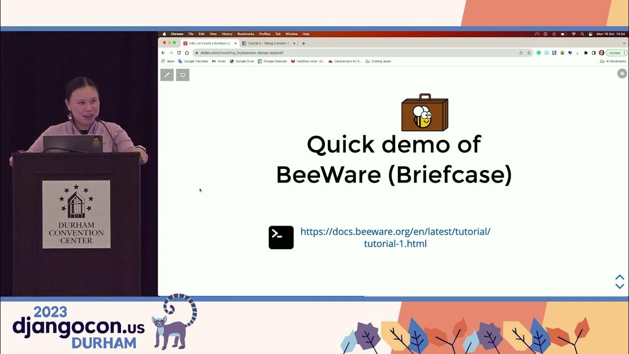 Let's build a BeeWare app that uses Django with Cheuk Ting Ho - YouTube