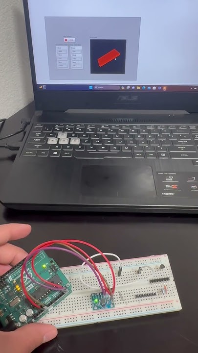 Reading Accelerometer with Labview and Linx (Arduino and MPU6050) - YouTube