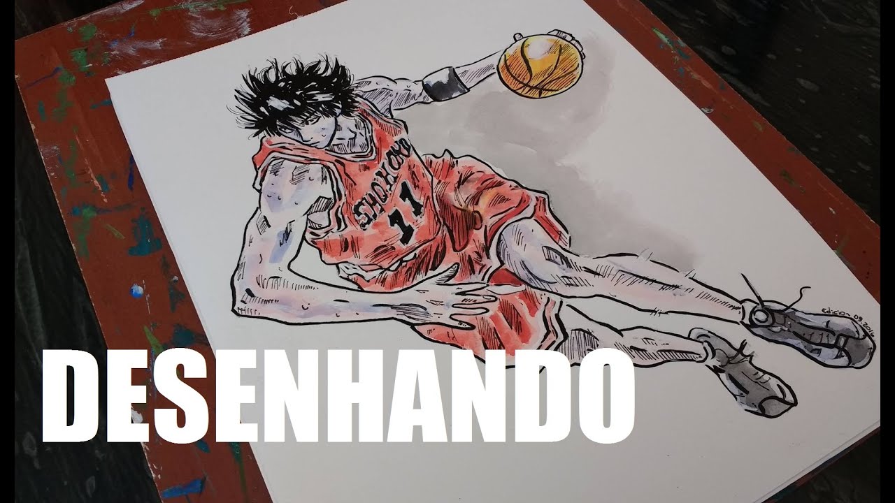 Speed Drawing: Kaede Rukawa/Slam Dunk - YouTube