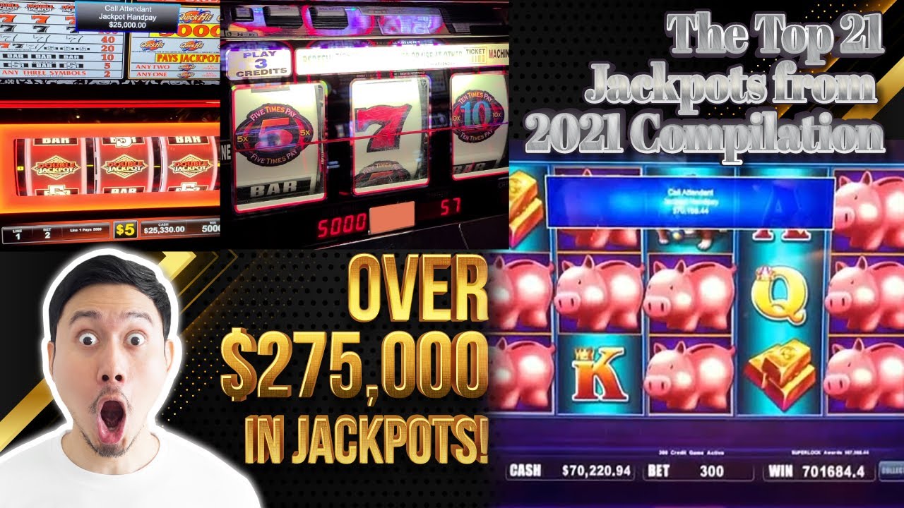$275,000 of MASSIVE SLOT MACHINE JACKPOTS -TOP 21 WINS of 2021 ...