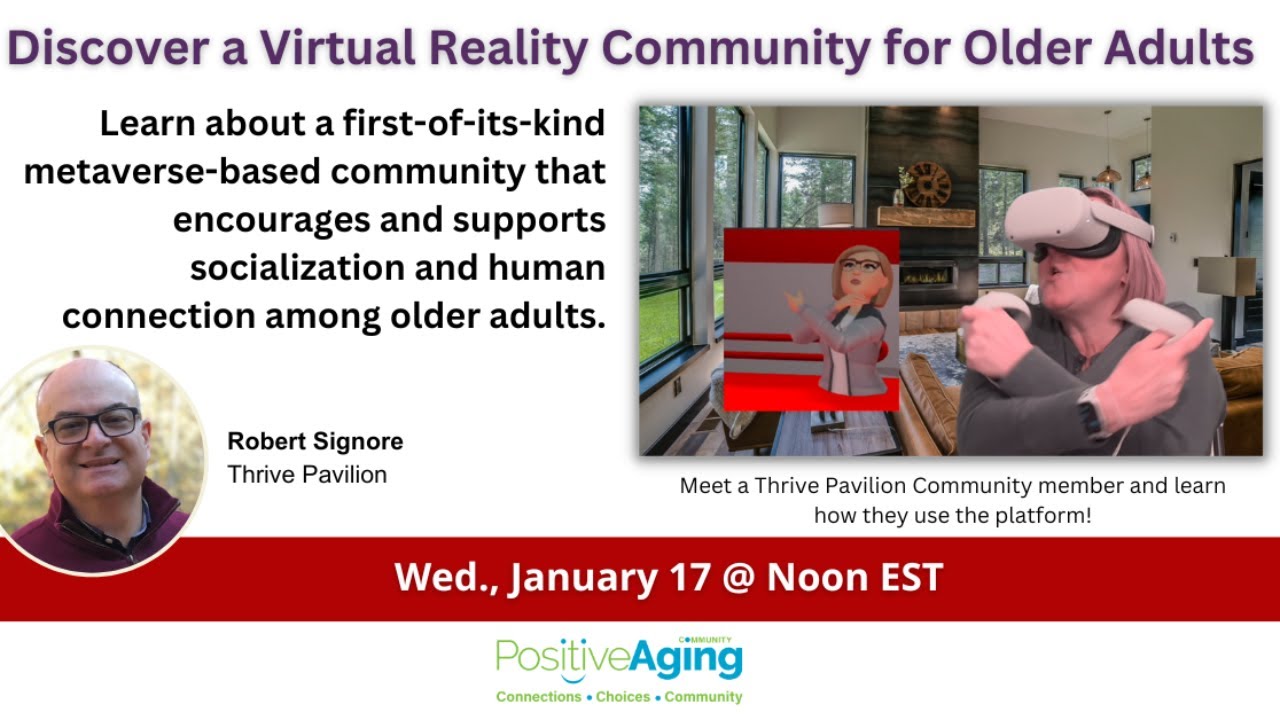 Discover a Virtual Reality Community for Older Adults - YouTube