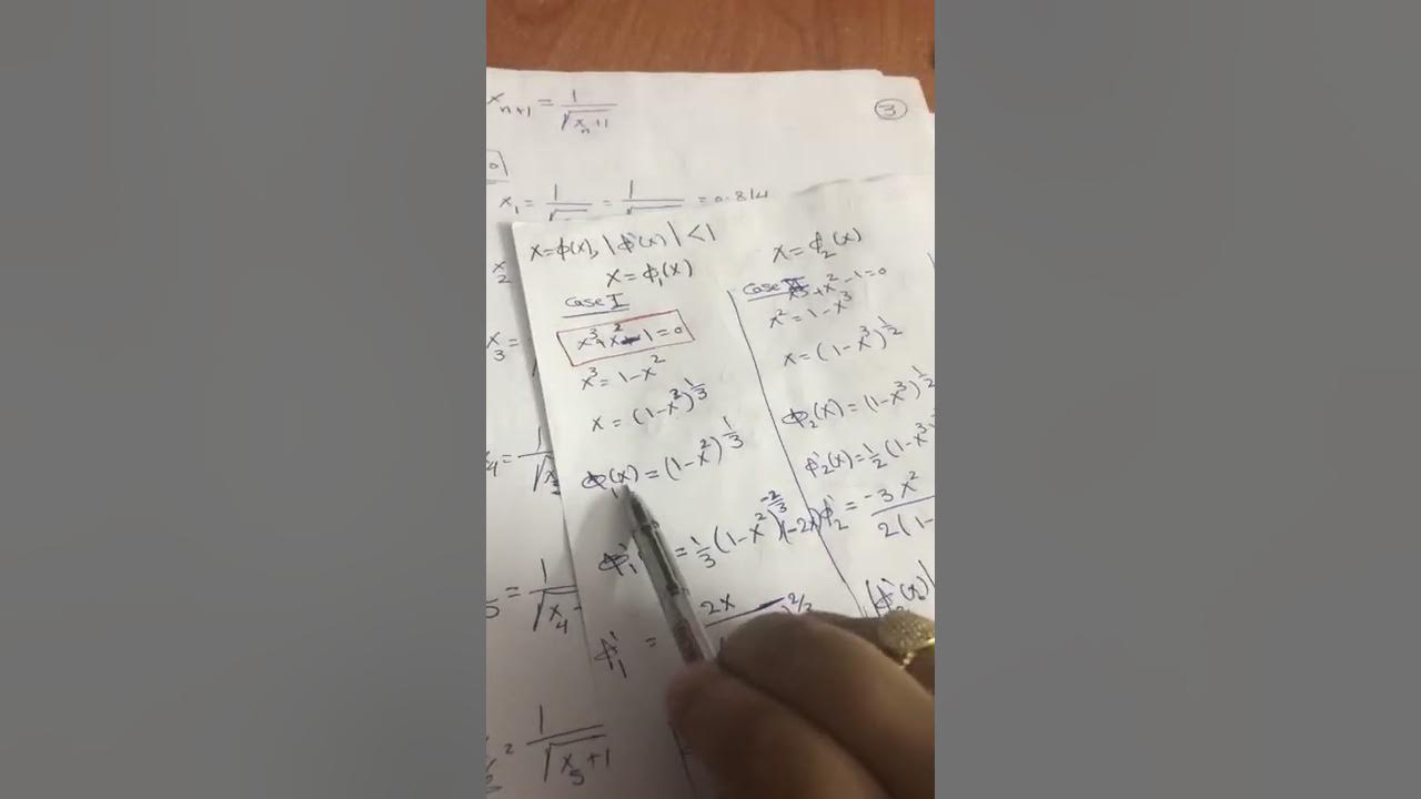 Roots by using :Fixed point or The iteration method - YouTube