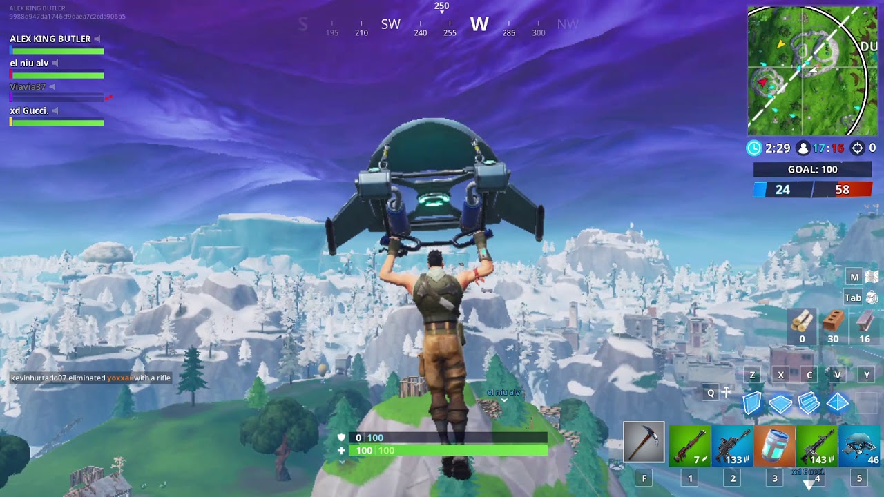 ALEX playing fortnite on pc - YouTube