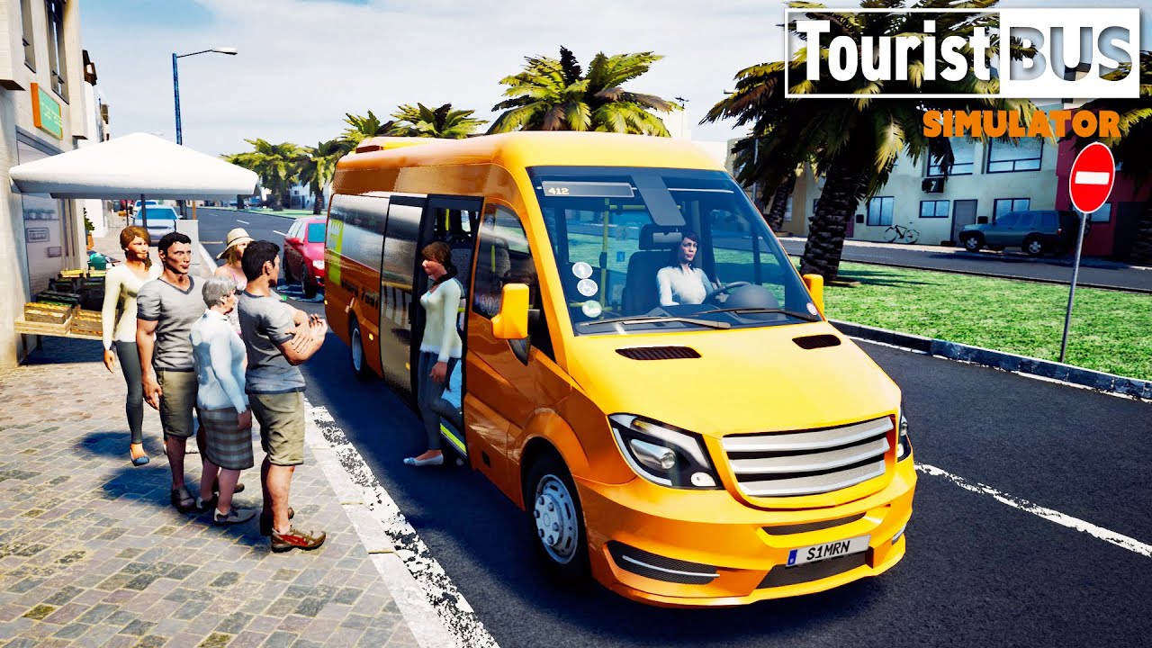 Mercedes-Benz SPRINTER ! ! ! Tourist Bus Simulator ! DLC W906 Gameplay ...