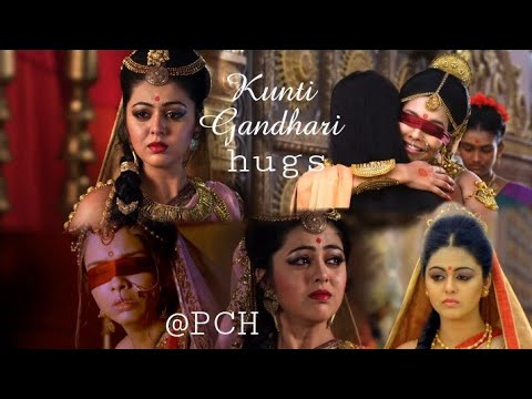 Kunti and Gandhari hugs|Star plus mahabarat||Priya's Creative_hobby