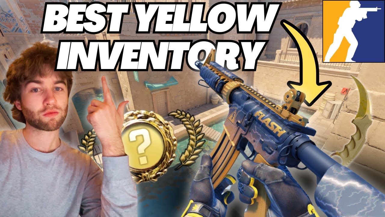 THE BEST YELLOW INVENTORY IN CS2!!! (NEW SKINS!!) - YouTube