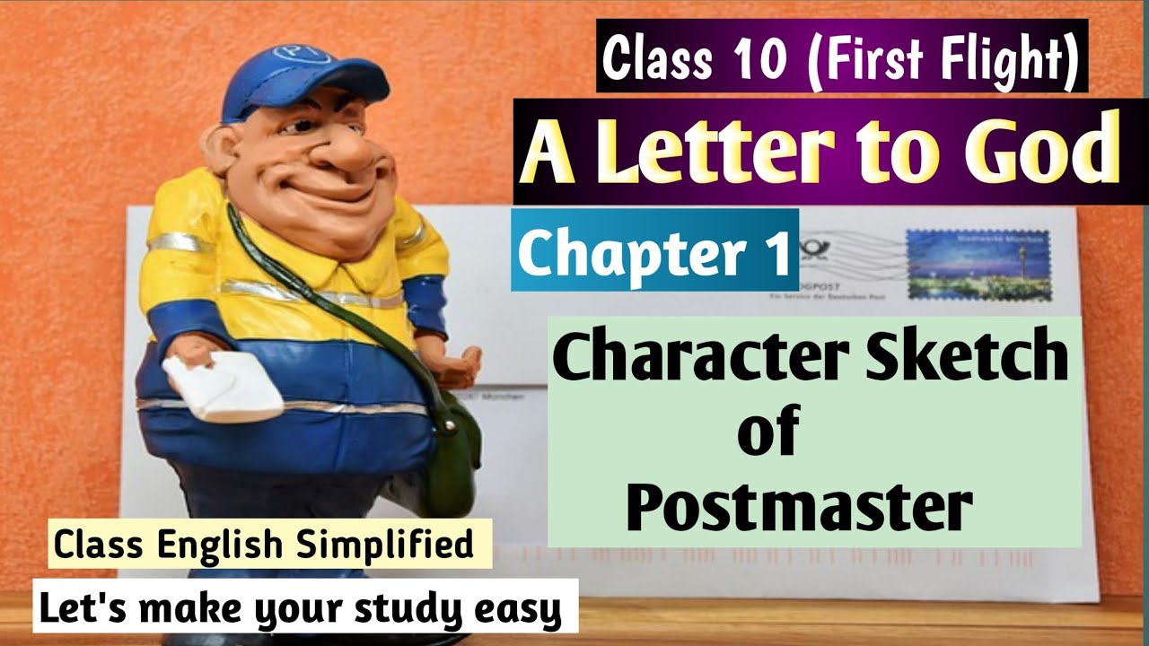 Character Sketch of Postmaster | Class 10 | A Letter to God | First ...