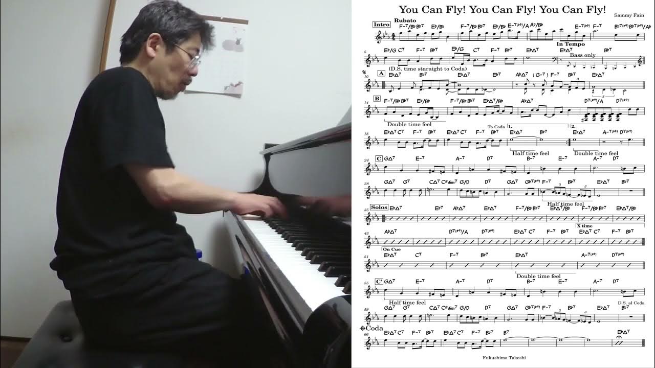 『You Can Fly! You Can Fly! You Can Fly! (Sammy Fain)』 played by Takeshi ...