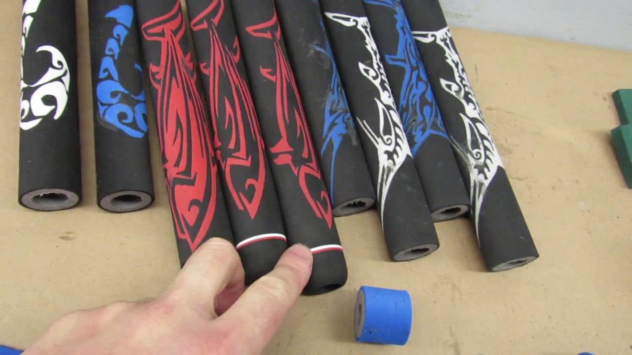 EVA Grip Inlays 3-30-18 - YouTube