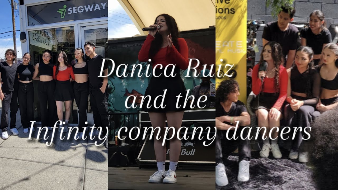 Danica Ruiz and The Infinity company dancers, Las Vegas Container Park performance - YouTube