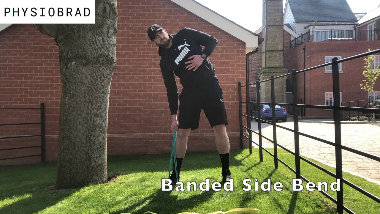 Banded side bend - YouTube