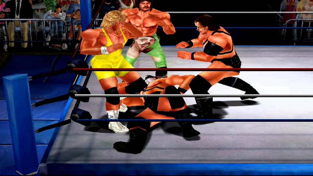 WWF Legends 2.0 Sims - Rick Rude & Mr. Perfect vs Demolition - YouTube