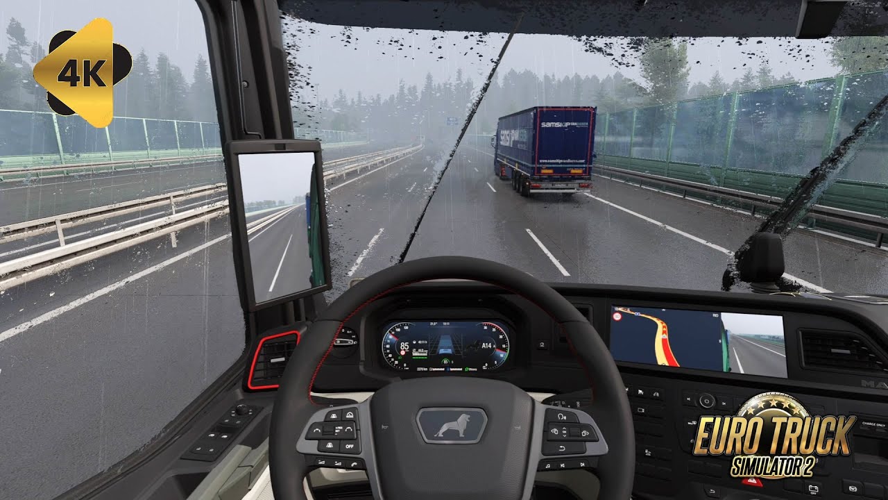 4K Realistic Ultra | Euro Truck Simulator 2 v1.56 | Lighting ...