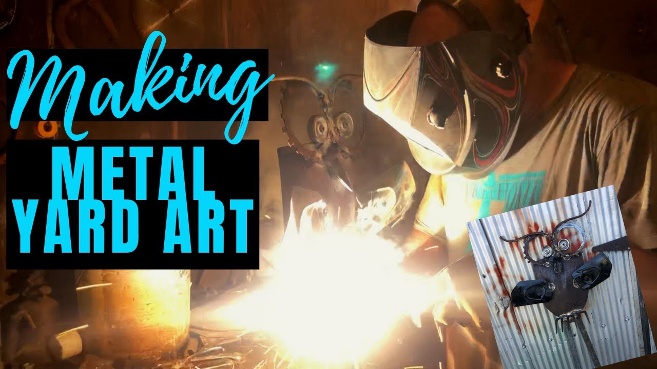 Making Metal Yard Art - YouTube