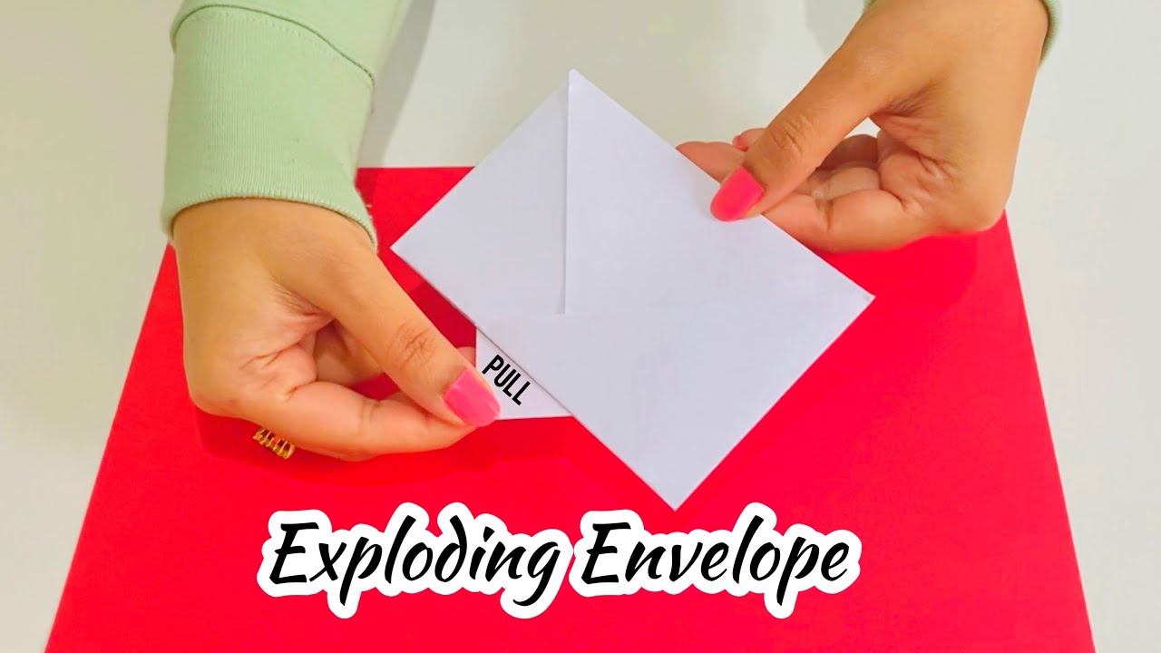 Origami Exploding Envelope | Surprise Exploding Card | Easy Origami ...