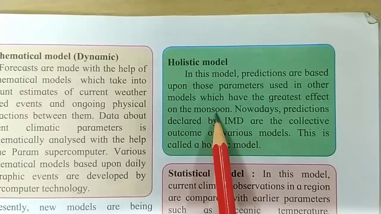 9. Environment Management - Monsoon Model & Climate Prediction I 9th ...