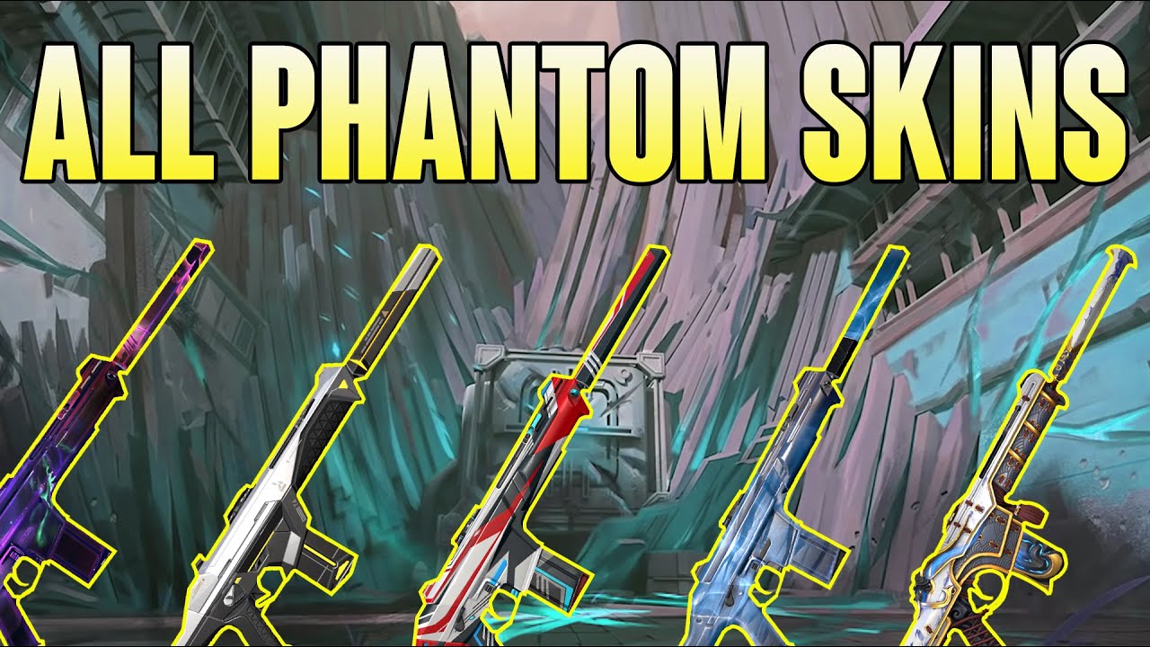 PHANTOM SKIN SHOWCASE - VALORANT SKIN COLLECTION - YouTube