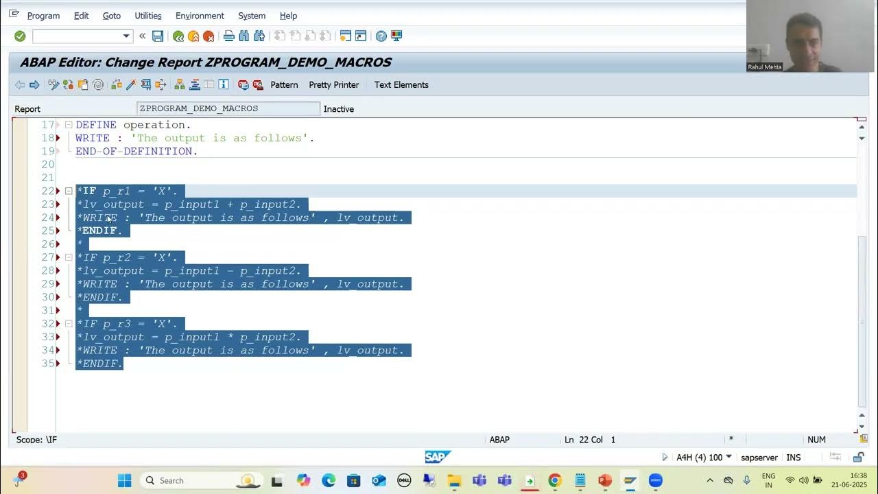 40 - Modularization Techniques - Macros - Definition and Calling in a Program - YouTube