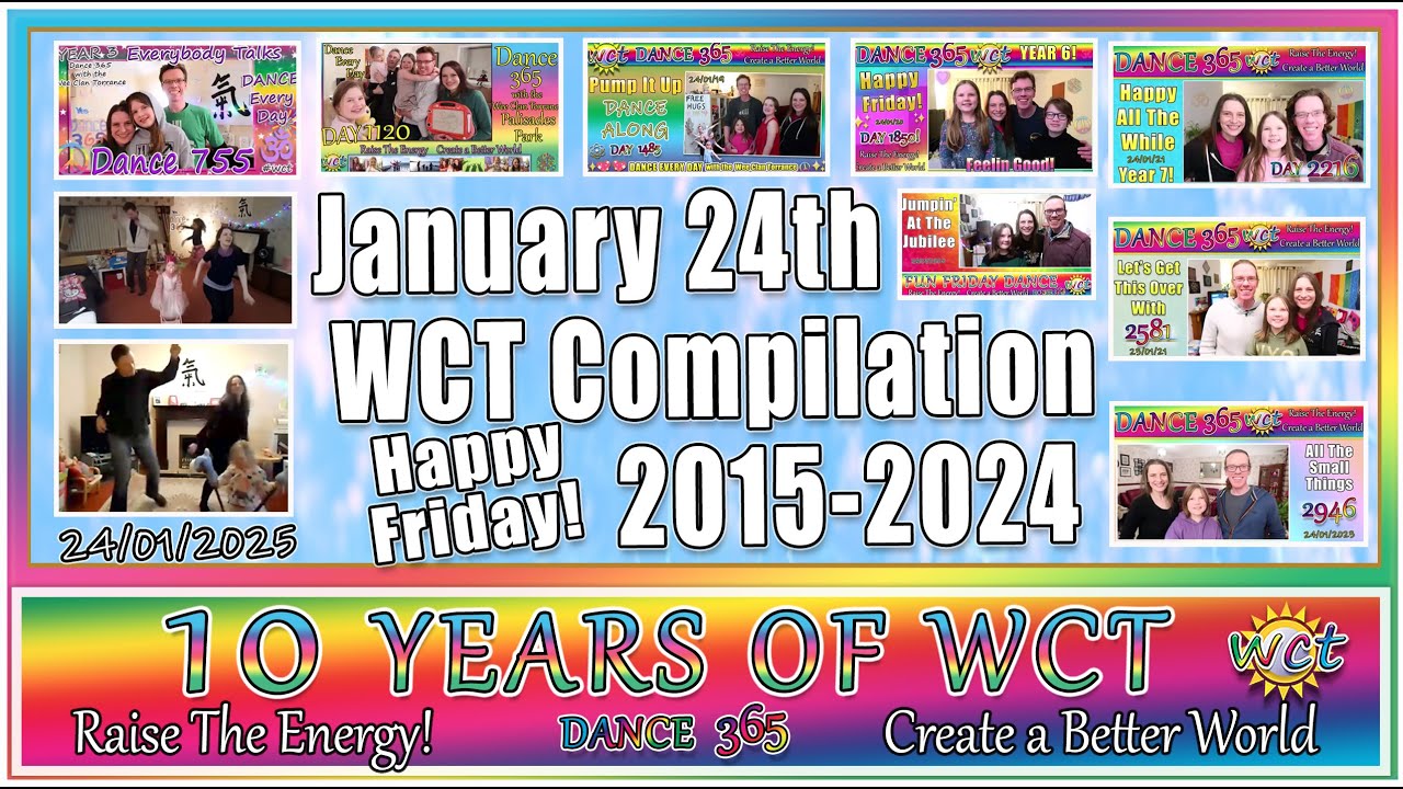 Happy Friday! January 24th 10 Year Compilation - YouTube