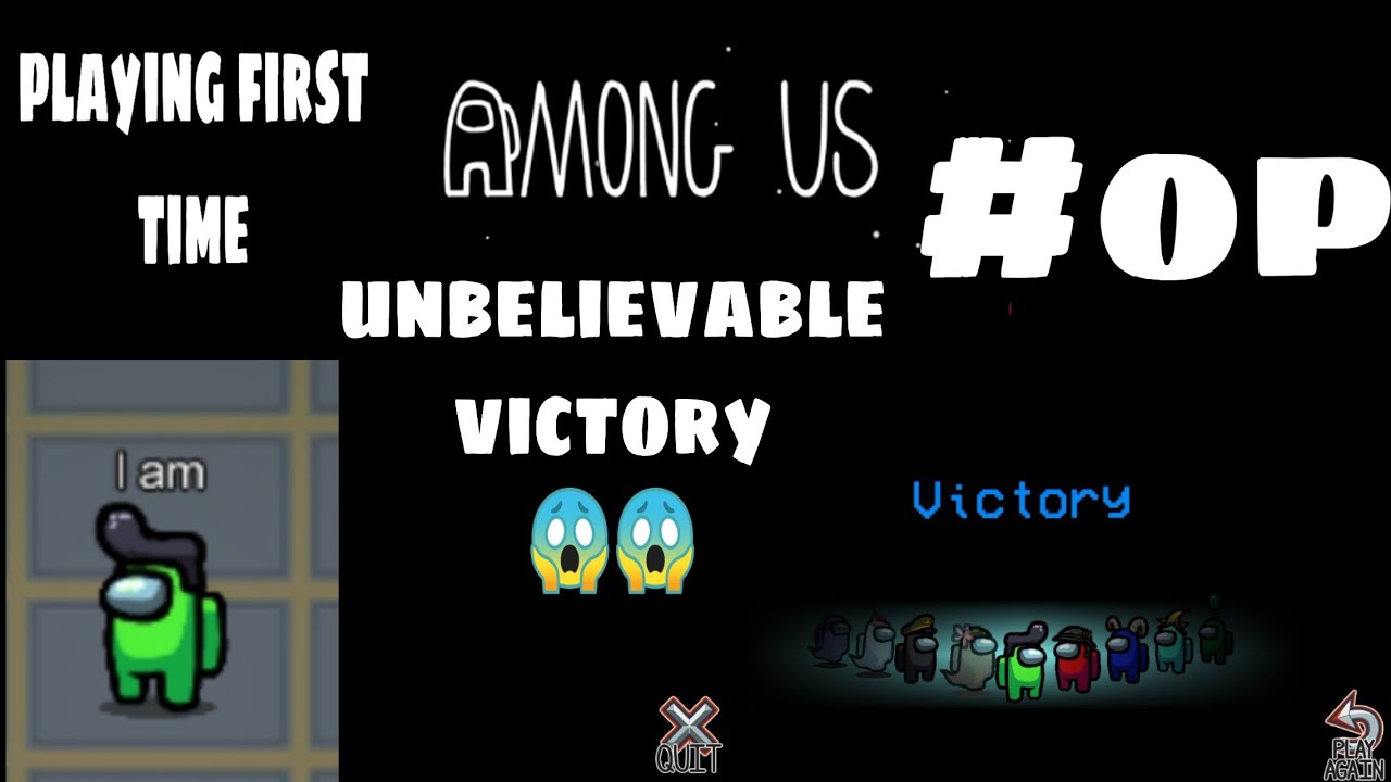 Unbelievable victory || among us || BY ARWAZ•¥ - YouTube