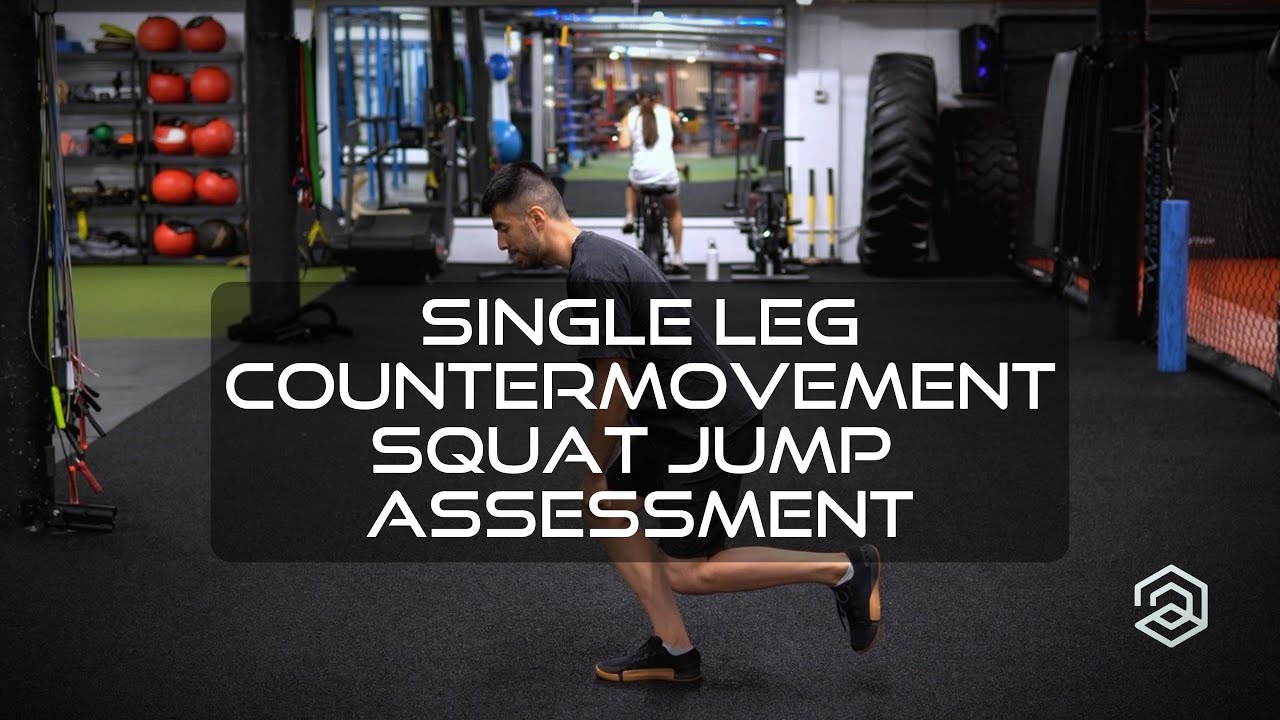 Single Leg Countermovement Squat Jump Assessment - YouTube