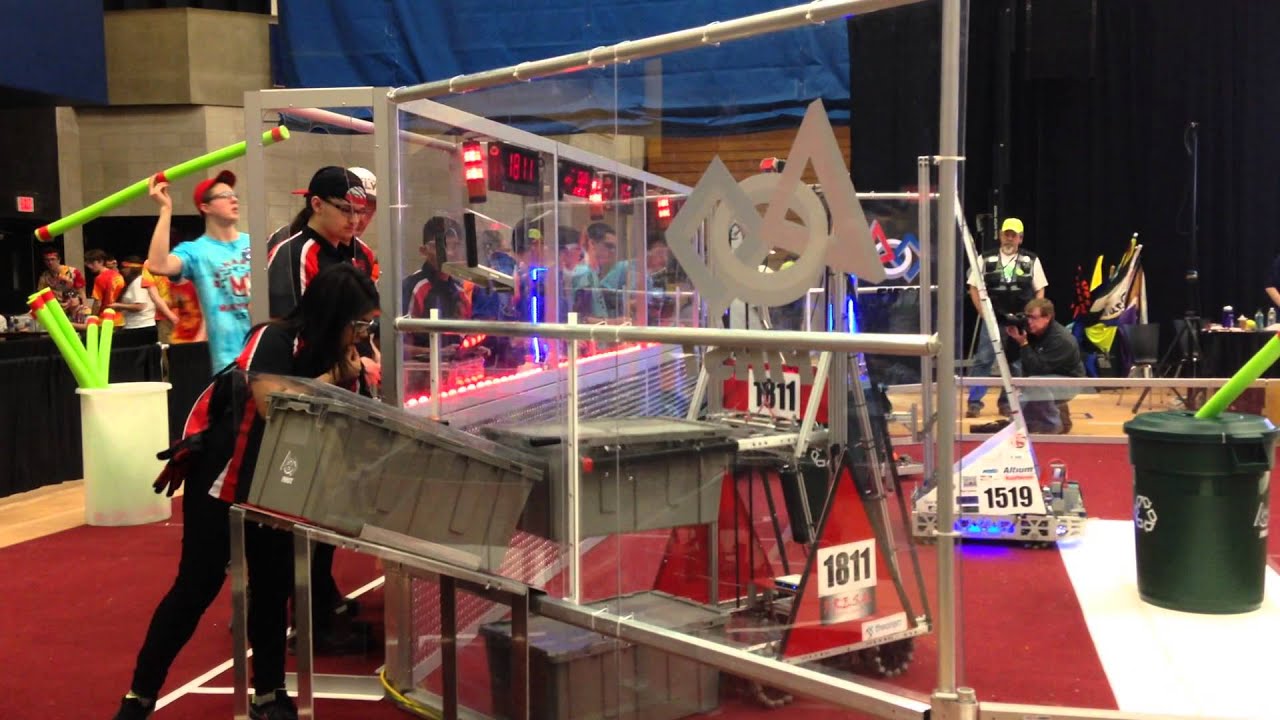 Massachusetts Competition Match NE FIRST FRC Robotics Team 1811 - YouTube