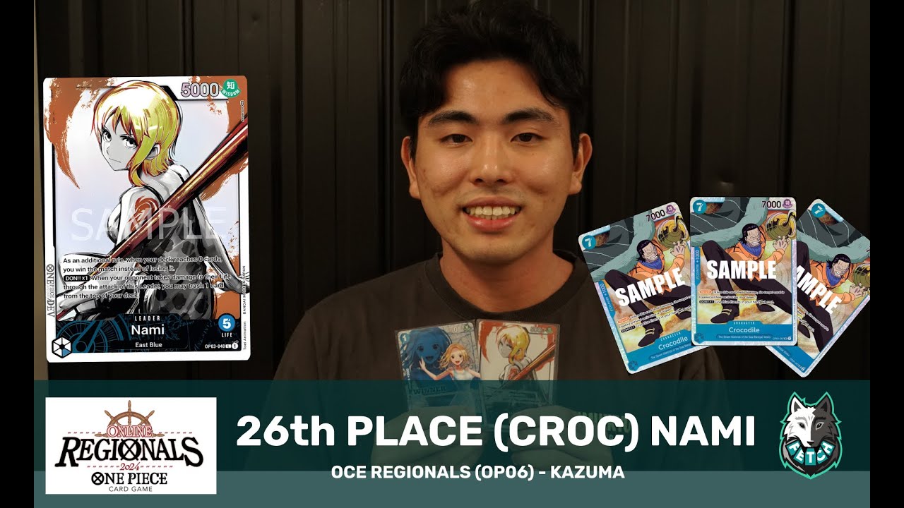 26th Place (Croc) Nami Deck OCE Regionals | Kazuma | One Piece TCG ...