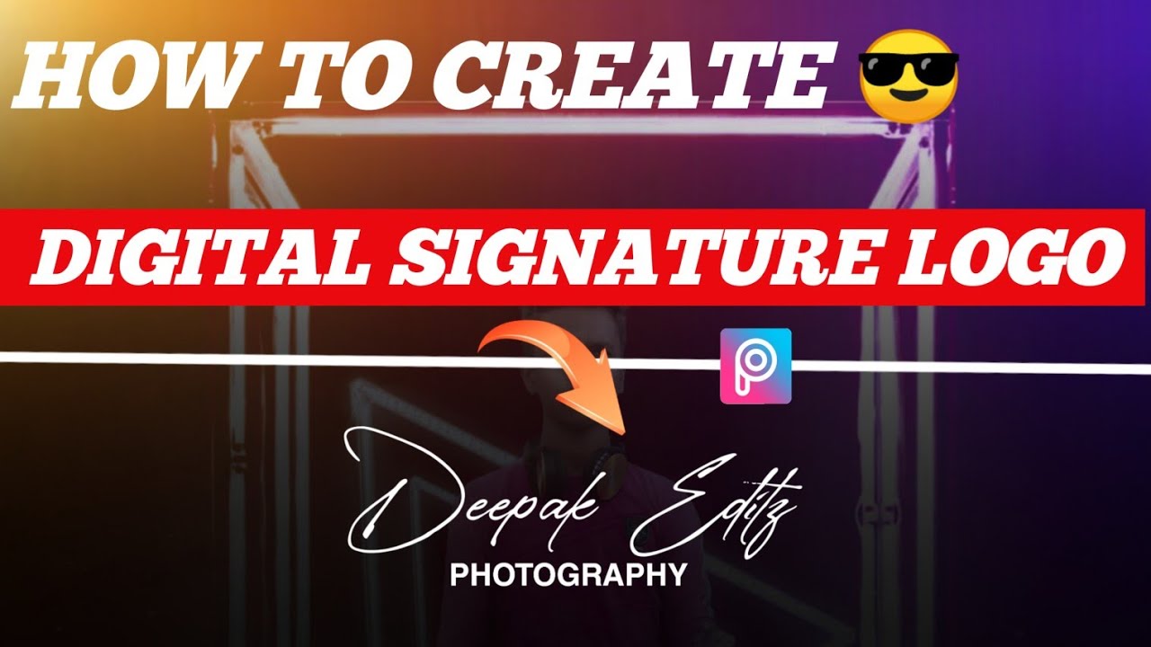 How to Create Digital Signature Logo On Android Device | Digital ...