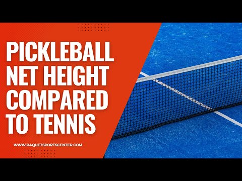 Pickleball Net Height Compared to Tennis | Racquet Sports Center - YouTube
