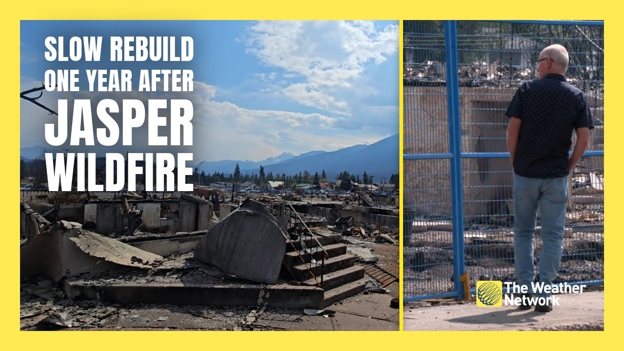 Rebuilding in Jasper Has Been Sluggish a Year After Wildfire - YouTube