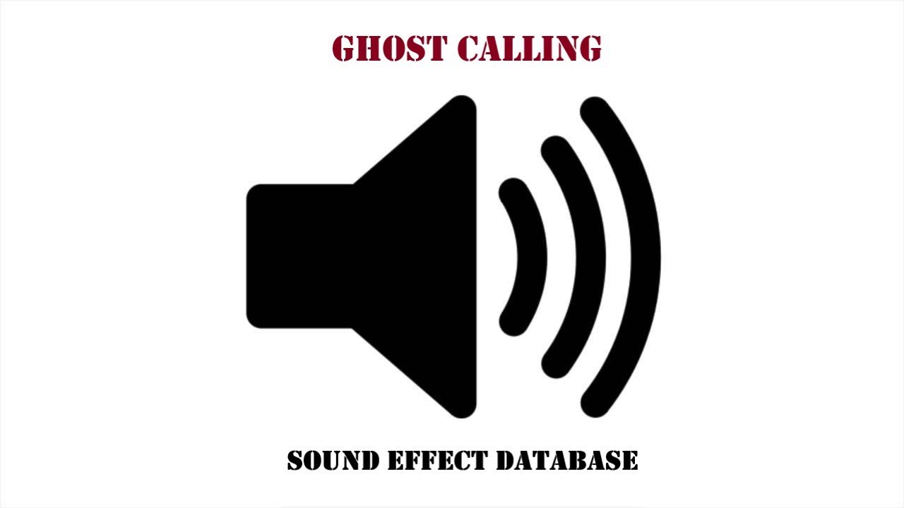 Ghost Calling Sound Effect - YouTube