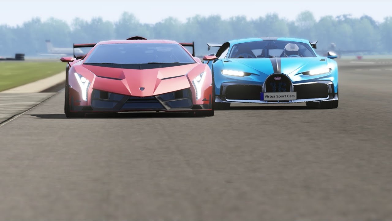 Lamborghini Veneno Vs Bugatti