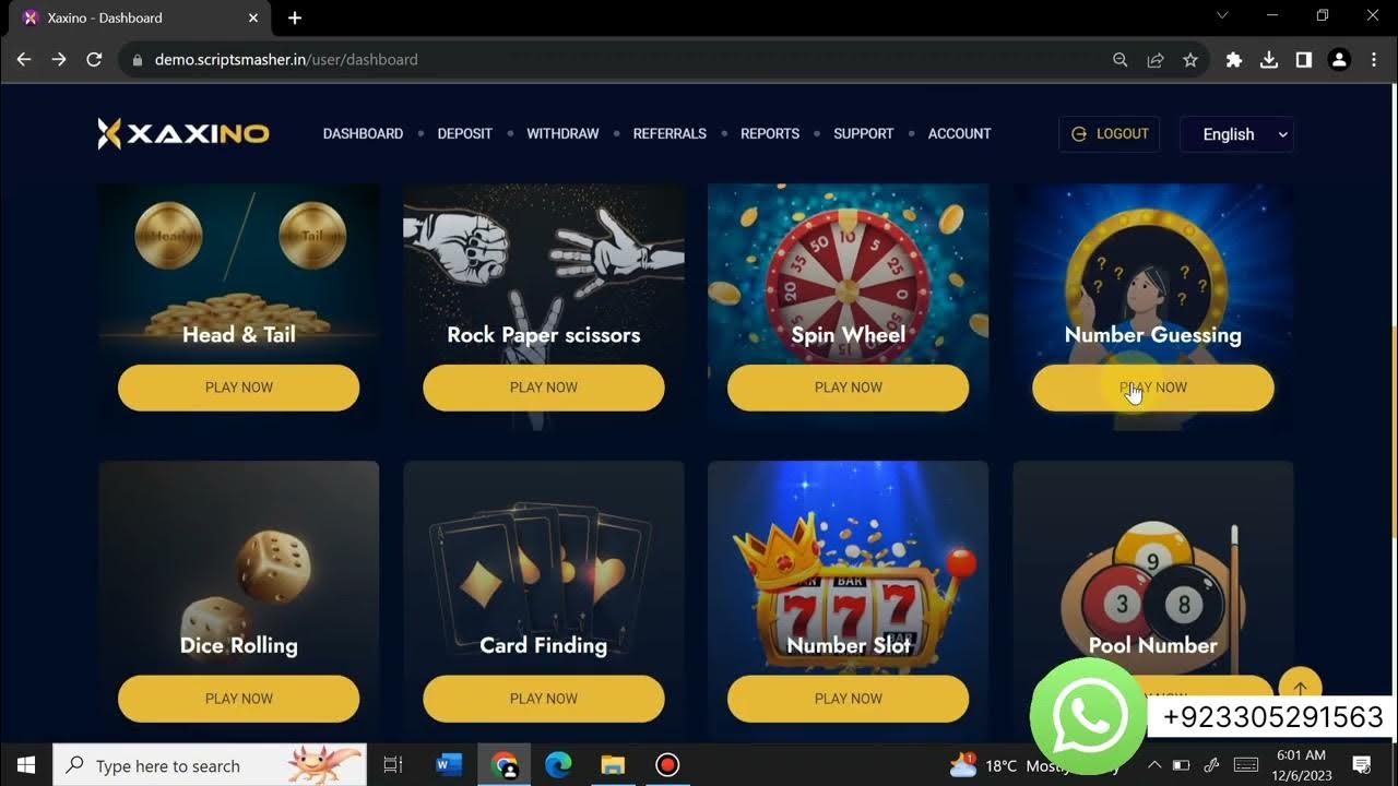How To Create Casino Gaming Plateform Website With Admin Panel || Xaxino Php Script - YouTube