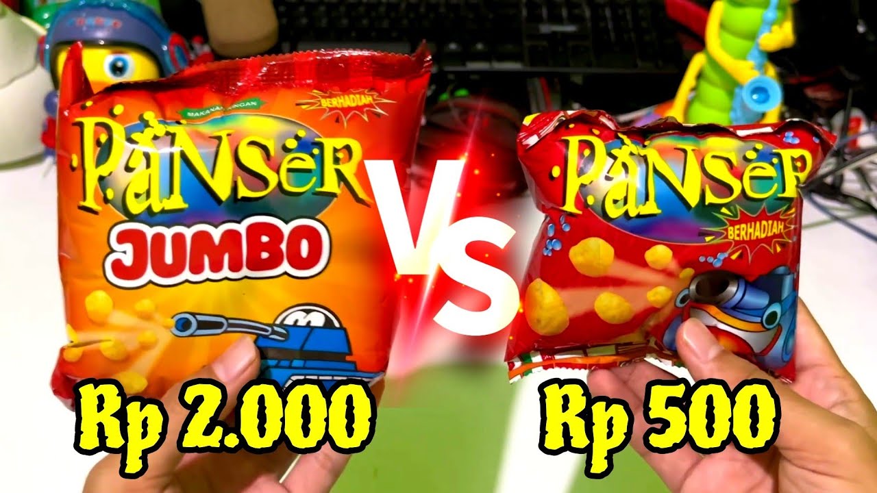 Unboxing Snack Panser Berhadiah! Ciki Panser Harga Rp 2000 vs Ciki ...