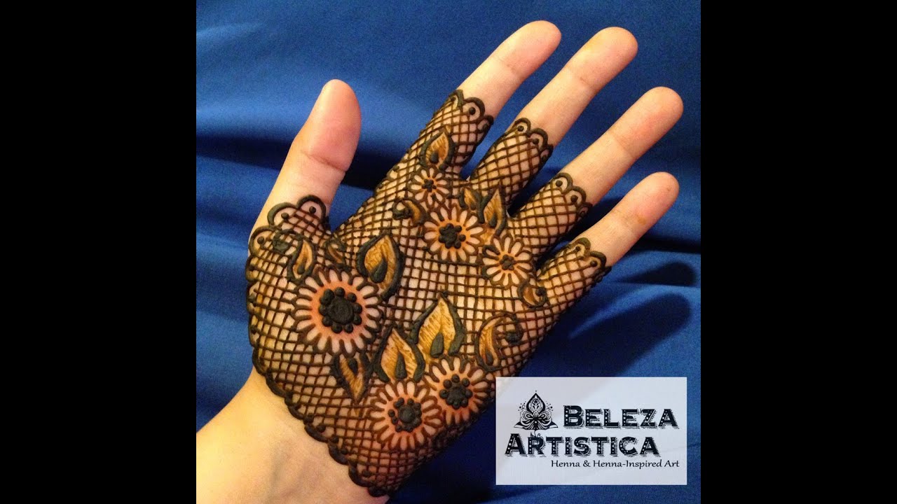 Lace Henna Design - YouTube