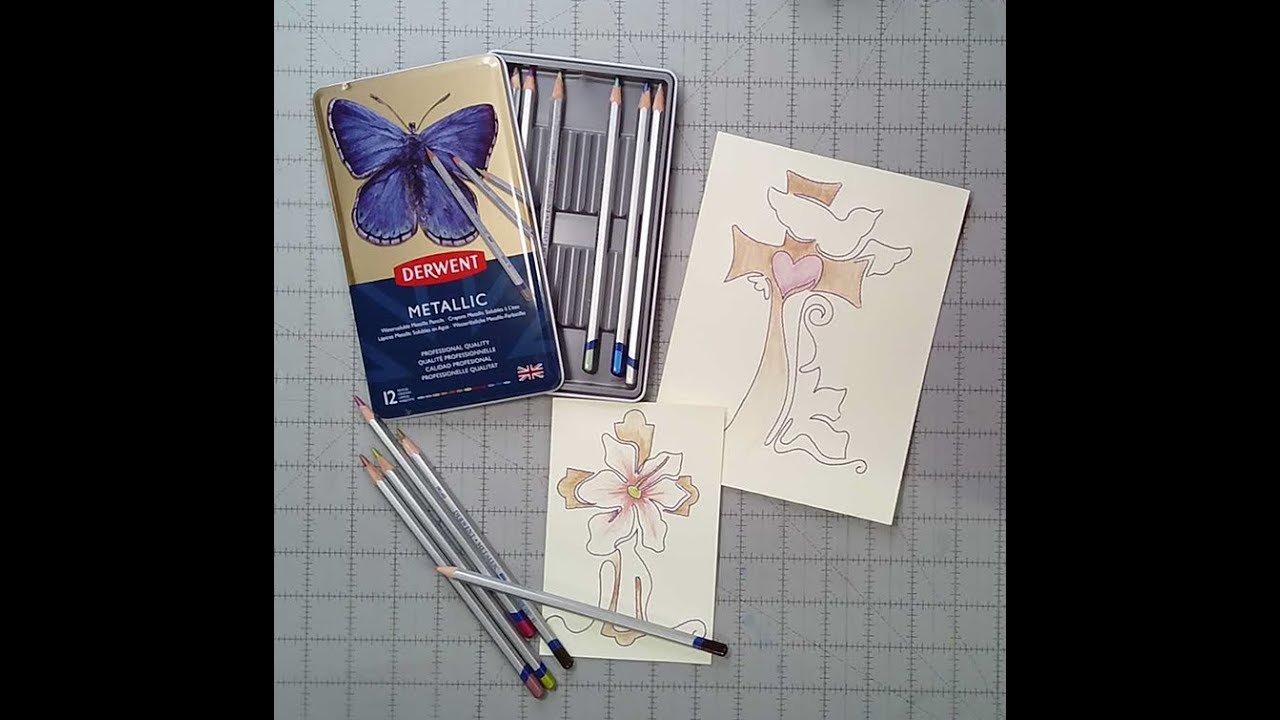 How to make embroidered Postcards - YouTube