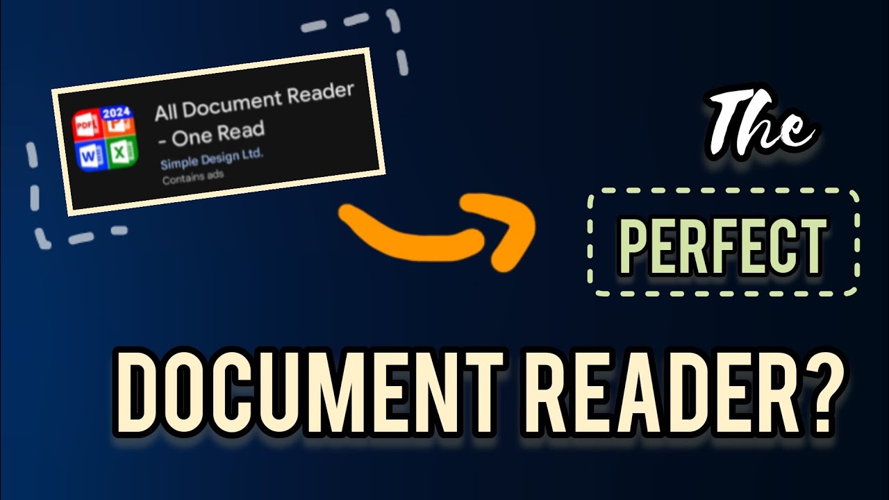 The best document reader? - YouTube