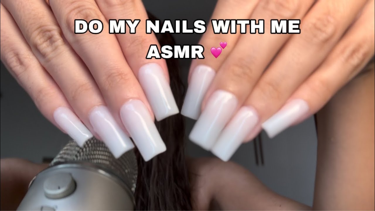 ASMR doing my nails voiceover 💅 - YouTube