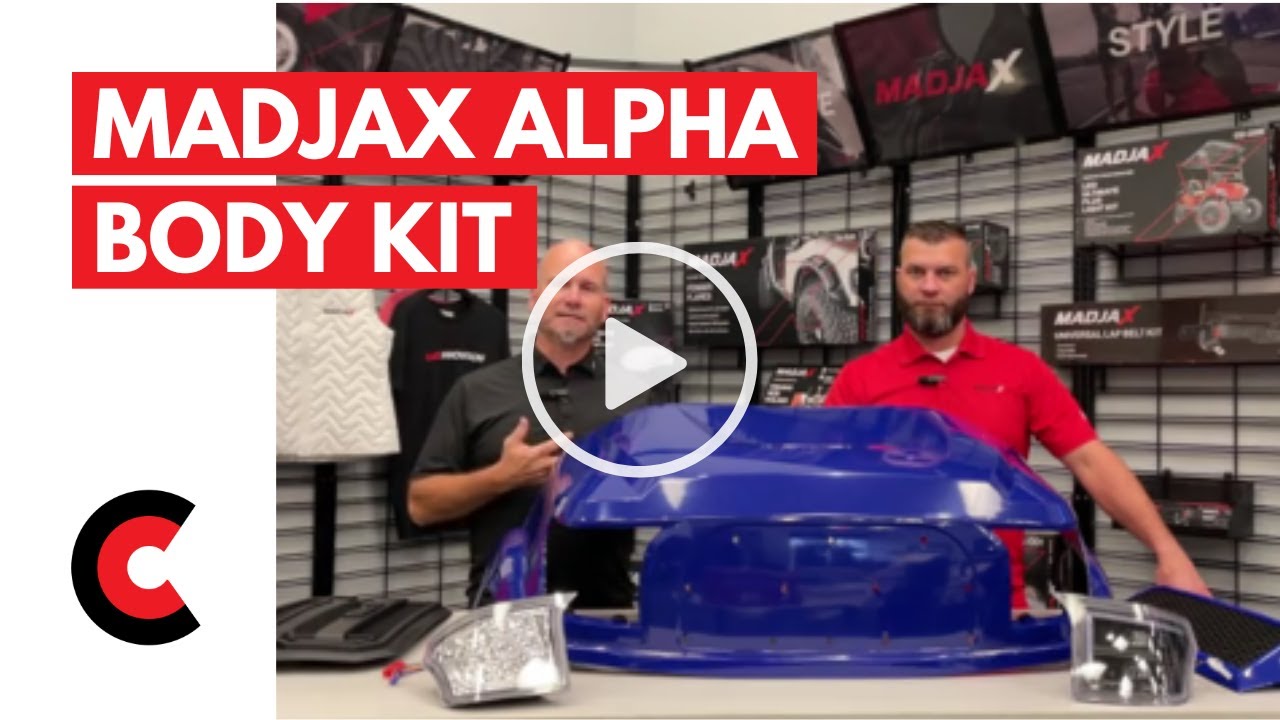 MadJax Alpha Golf Cart Body Kit - YouTube