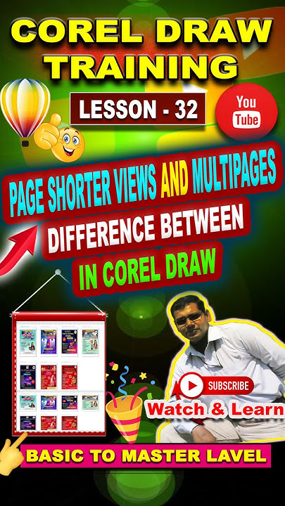 How to View Multipages in CorelDRAW | How To Duplicate Multiple Pages In Coreldraw | Corel ...